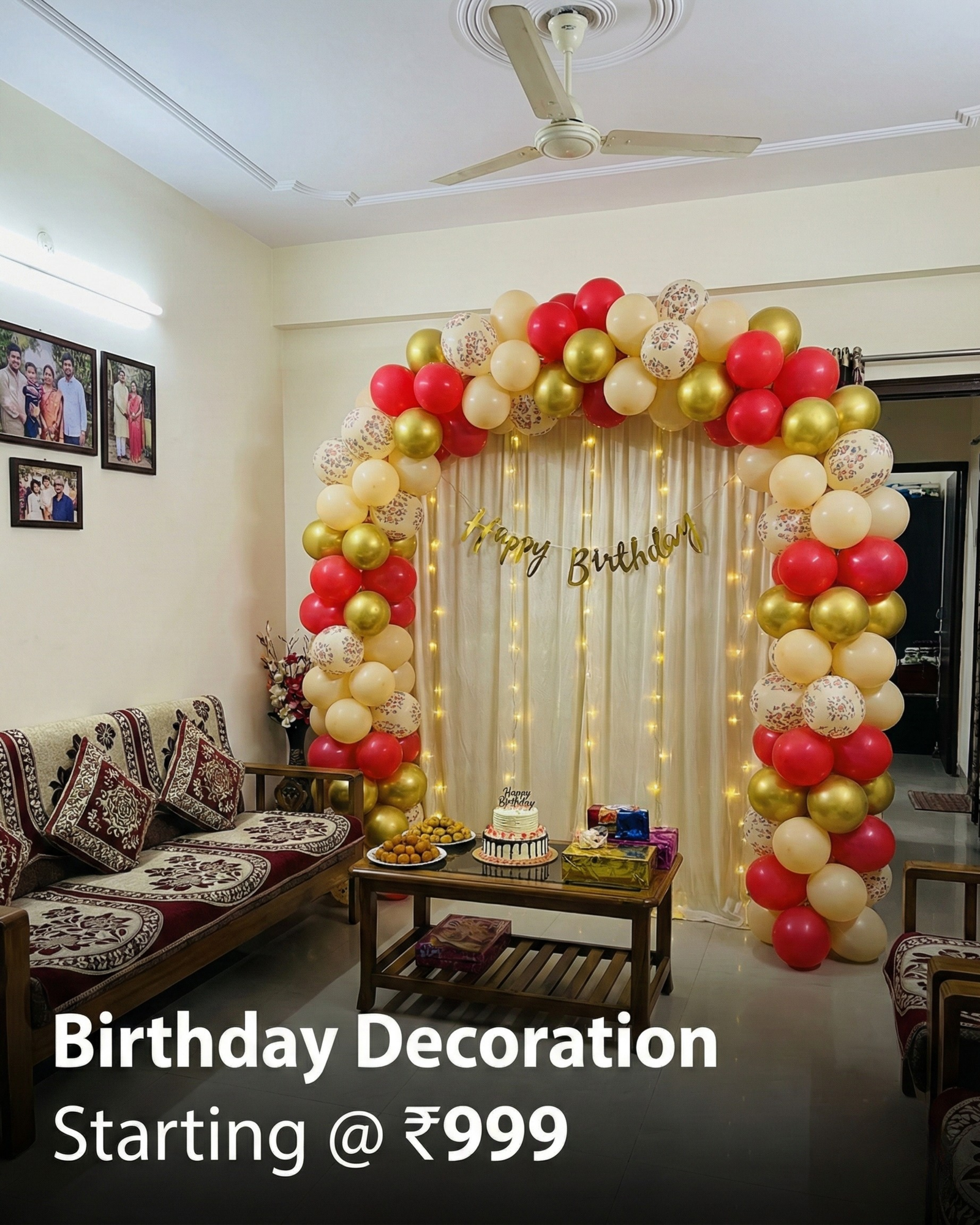 Best Balloon Decoration in Noida | Birthday, Anniversary & Baby Shower ...